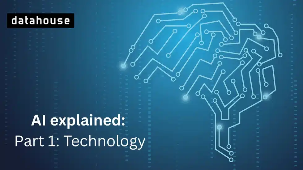 Artificial Intelligence explained – Part 1: Technology - Datahouse